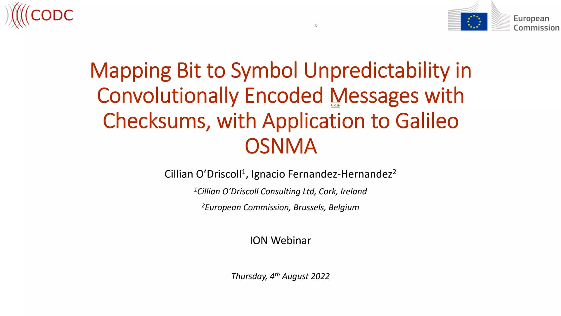 Mapping Bit to Symbol Unpredictability with Application to Galileo Open Service Navigation ...