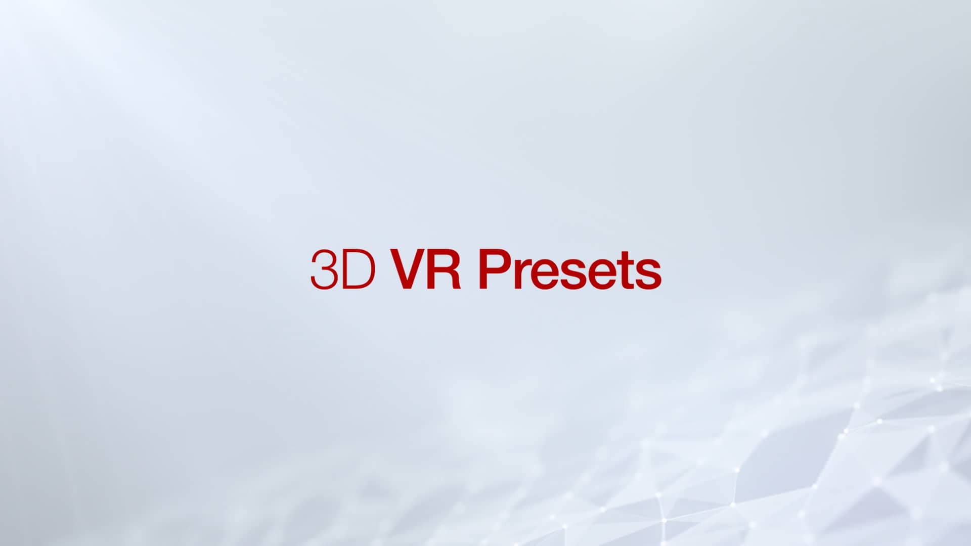 Vitrea Demonstrations | 3D VR Presets on Vimeo