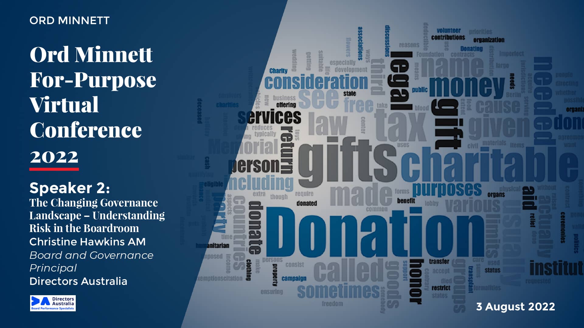 Ord Minnett For-Purpose Virtual Conference 2022. Tue 3 Aug 2022. on Vimeo