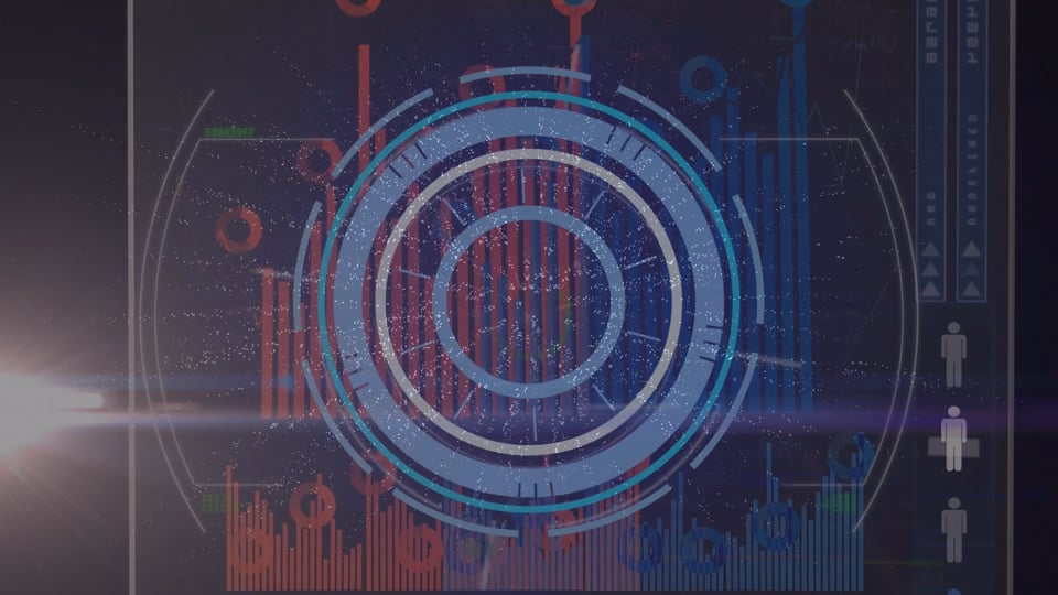 Animation Of Scope Scanning Over Data Processing With Nft Text On Black Background Video From