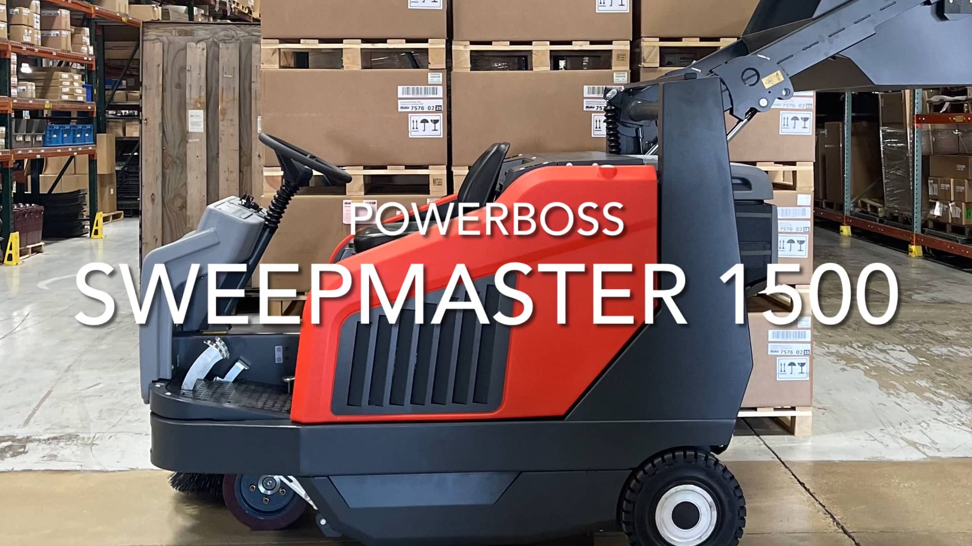 PowerBoss Sweepmaster 1500 on Vimeo