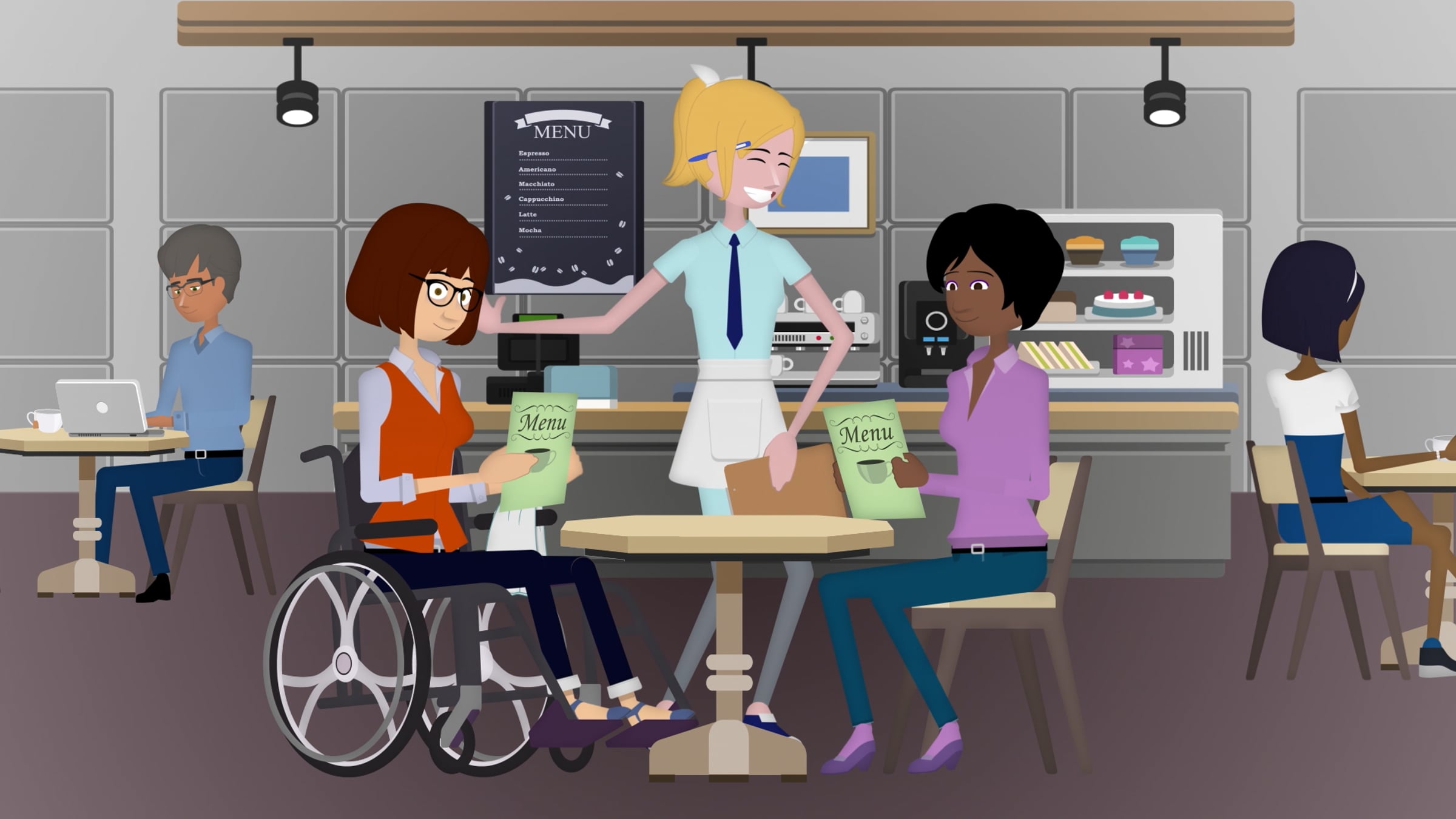 United Spinal Association Disability Etiquette PSA