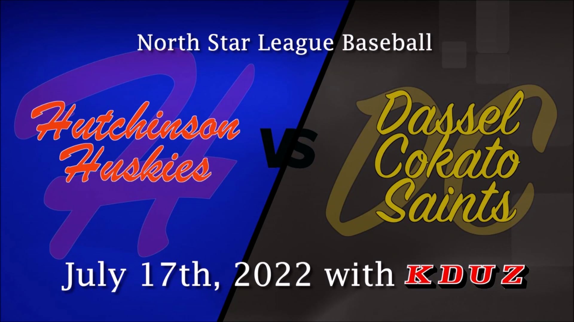 Watch Huskies Baseball vs Dassel Cokato 07/17/2022 Online | Vimeo On ...