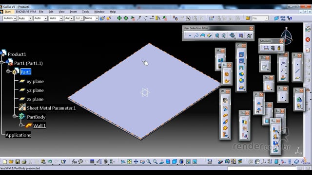Curso Catia V5 Chapas Metálicas | Render Cursos Online
