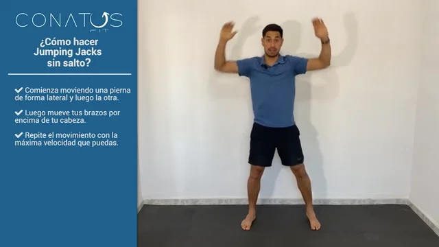¿Cómo hacer Jumping jacks sin salto? on Vimeo