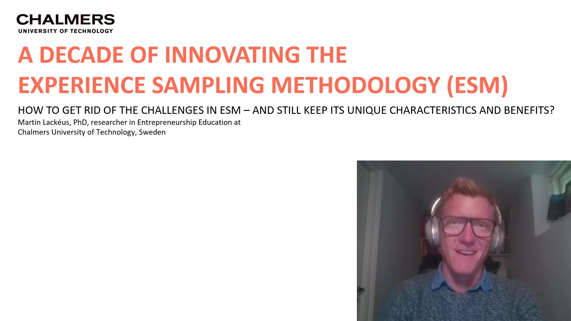 Innovating the Experience Sampling Methodology - AOM presentation 2022 ...