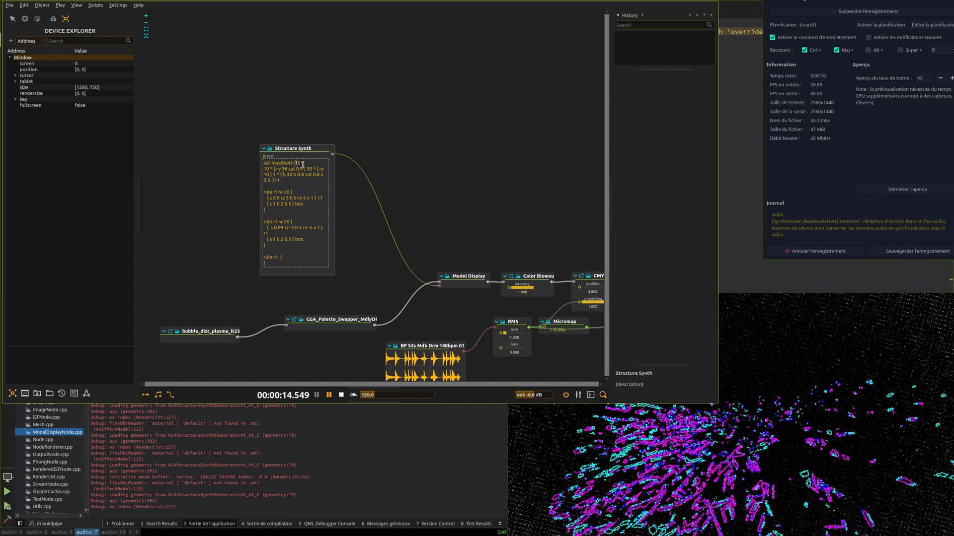 Structure Synth expressions in ossia score on Vimeo