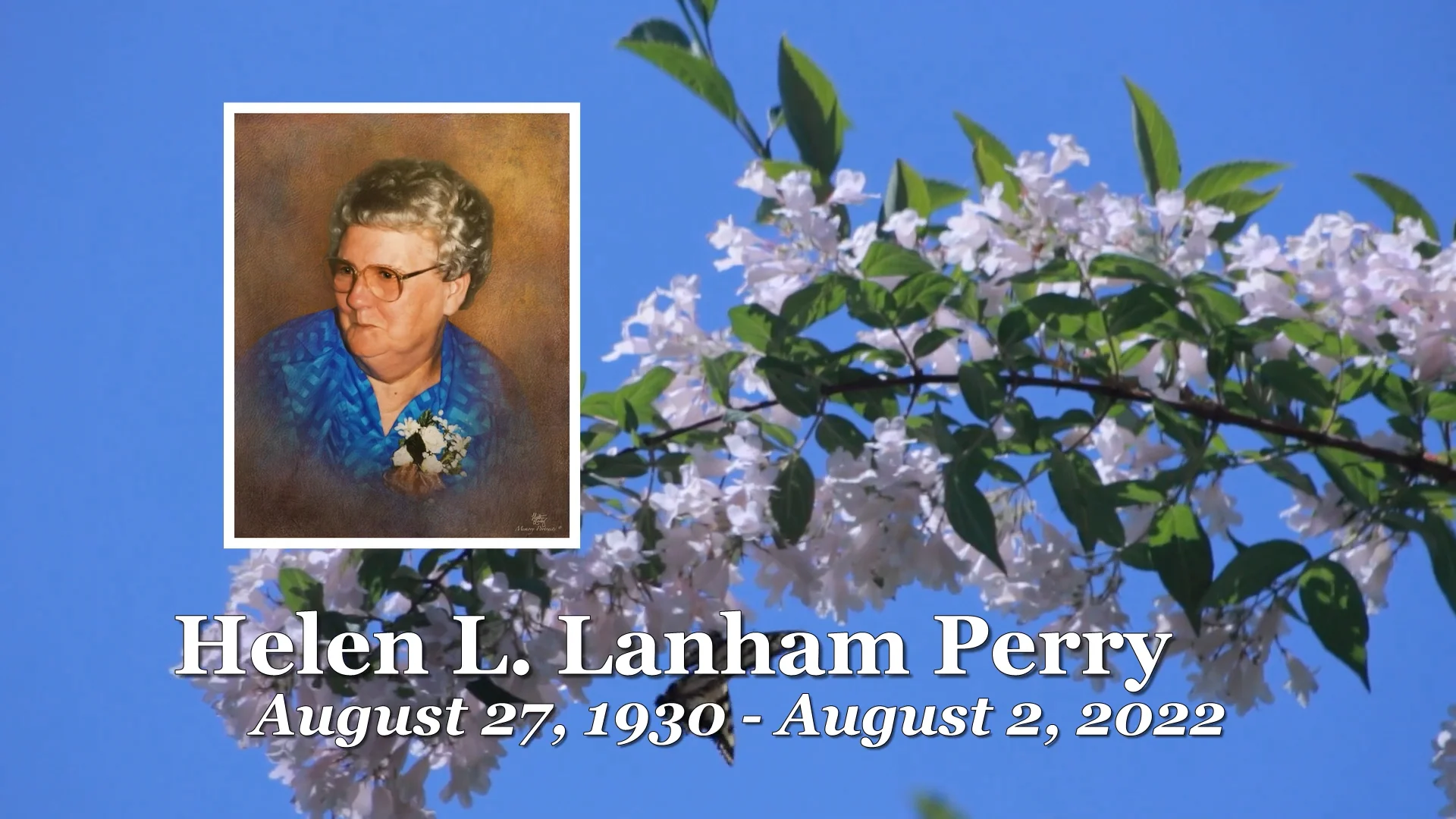 Helen L. Lanham Perry - Morgan & Nay Helen Perry.mp4 on Vimeo