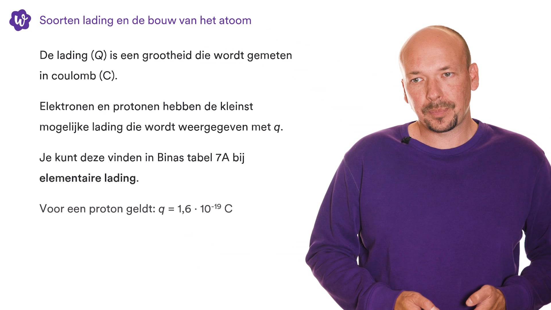 Soorten lading en de bouw van het atoom oefenen | StudyGo