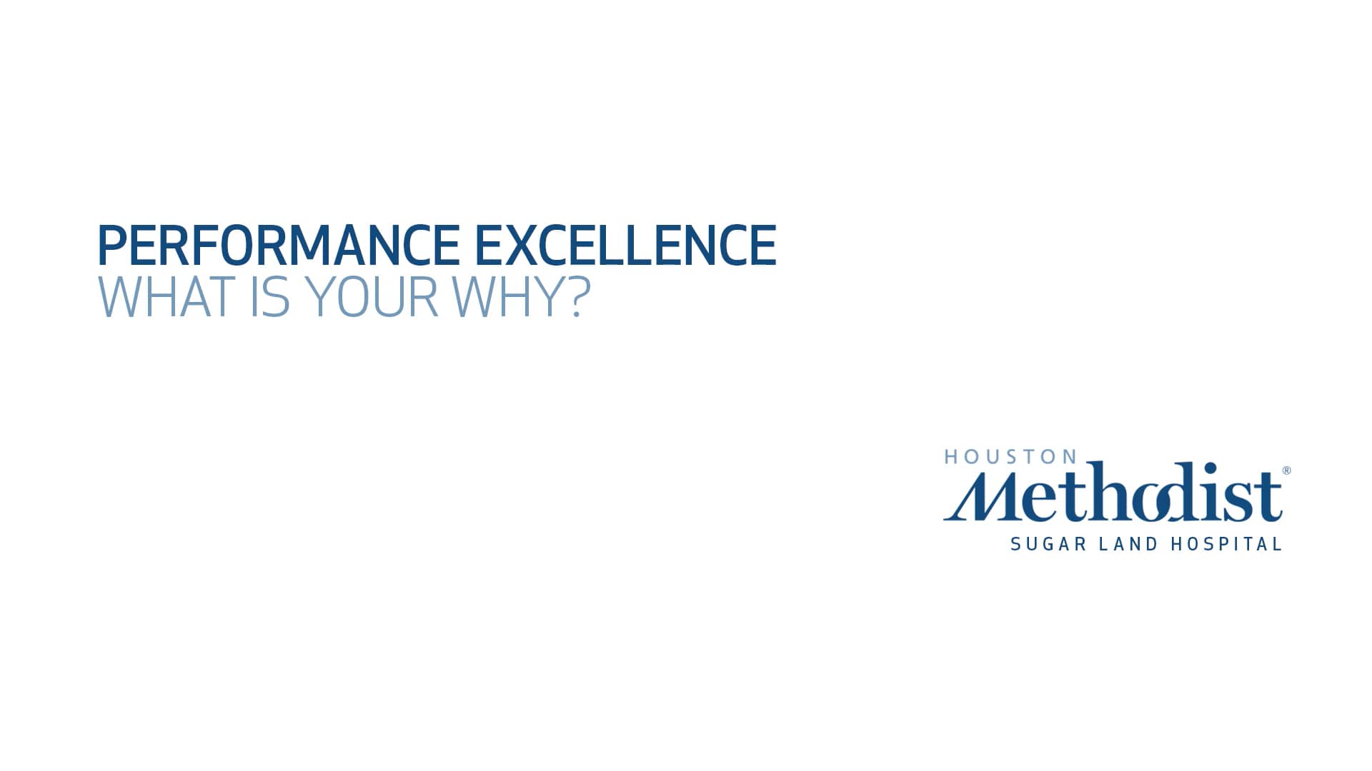 Performance Excellence: What is Your Why? on Vimeo