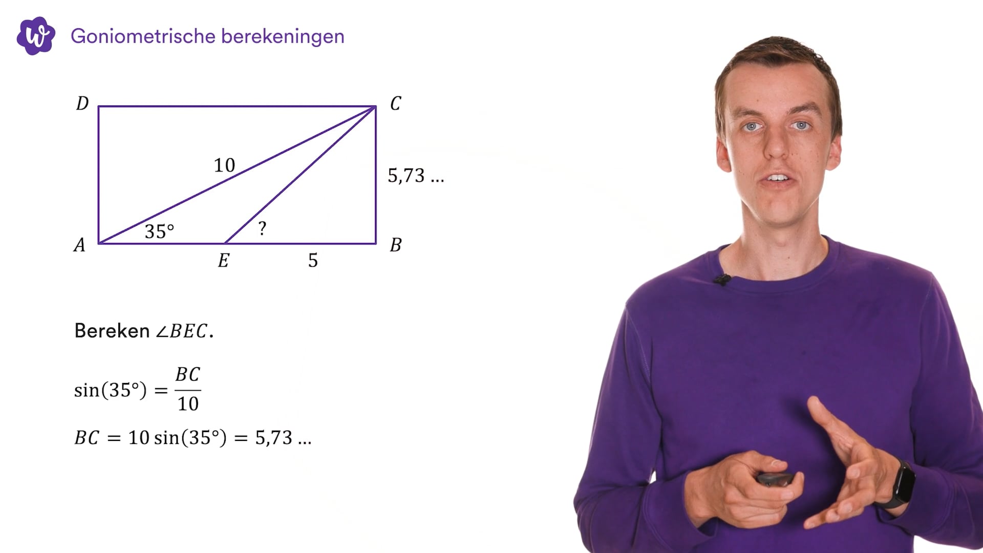 Goniometrische berekeningen oefenen | StudyGo