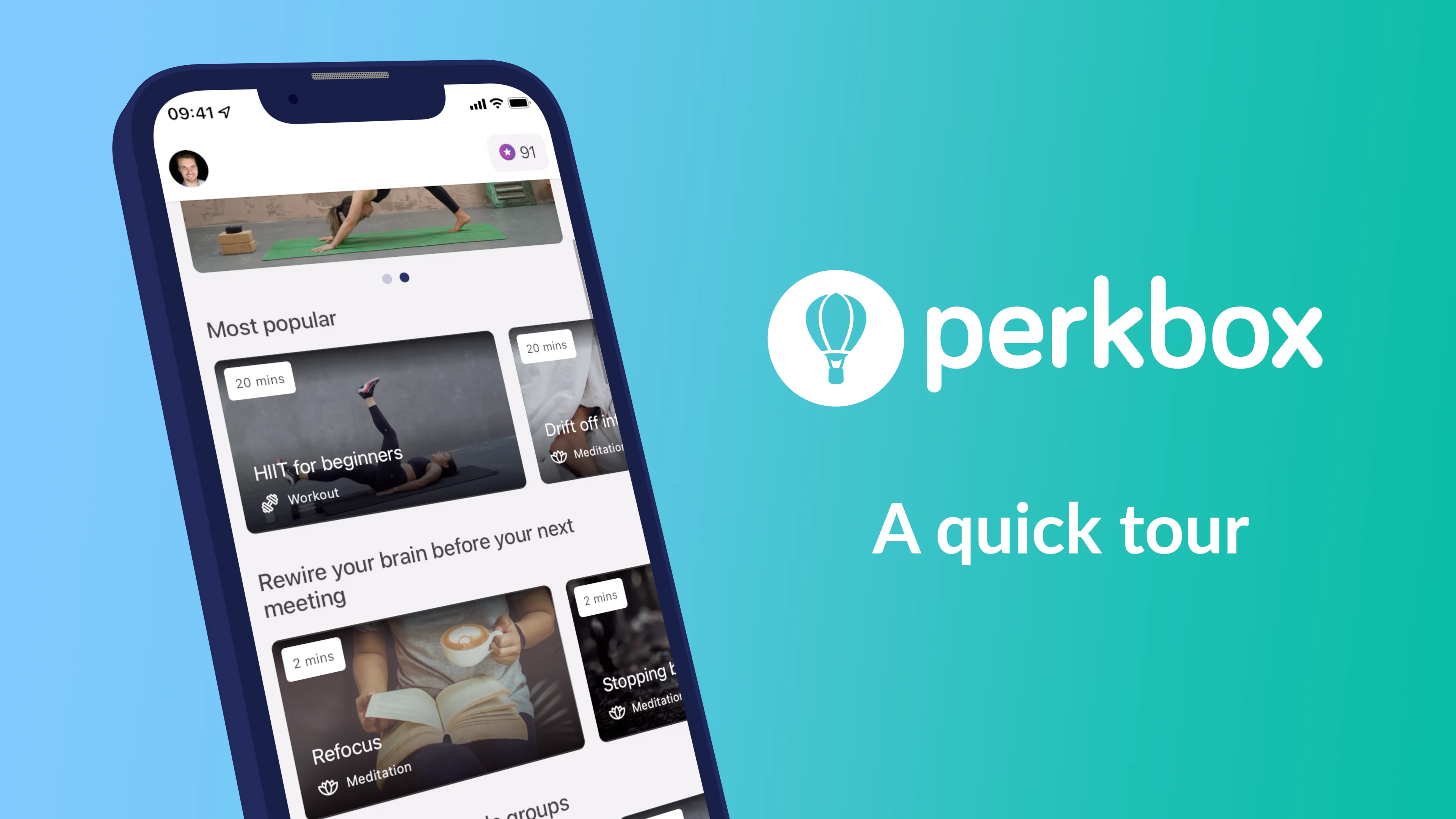 Perkbox tour (Users with Flexi points)