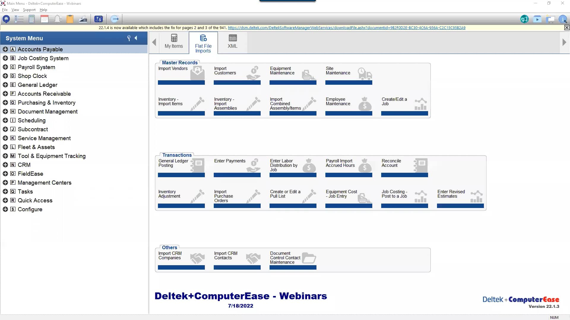 Importing Options With Deltek Computerease On Vimeo