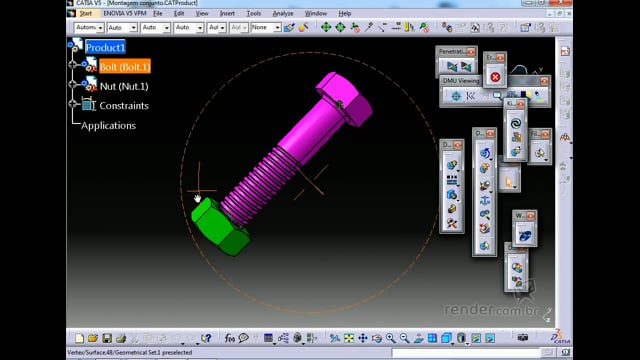 Curso Catia V5 Kinematics | Render Cursos Online