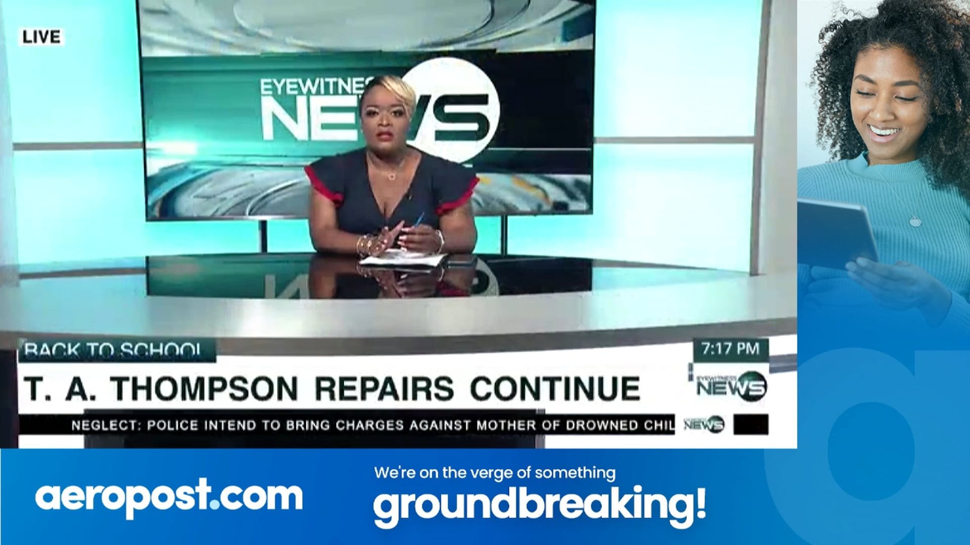 T.A. THOMPSON REPAIRS CONTINUE – Eye Witness News