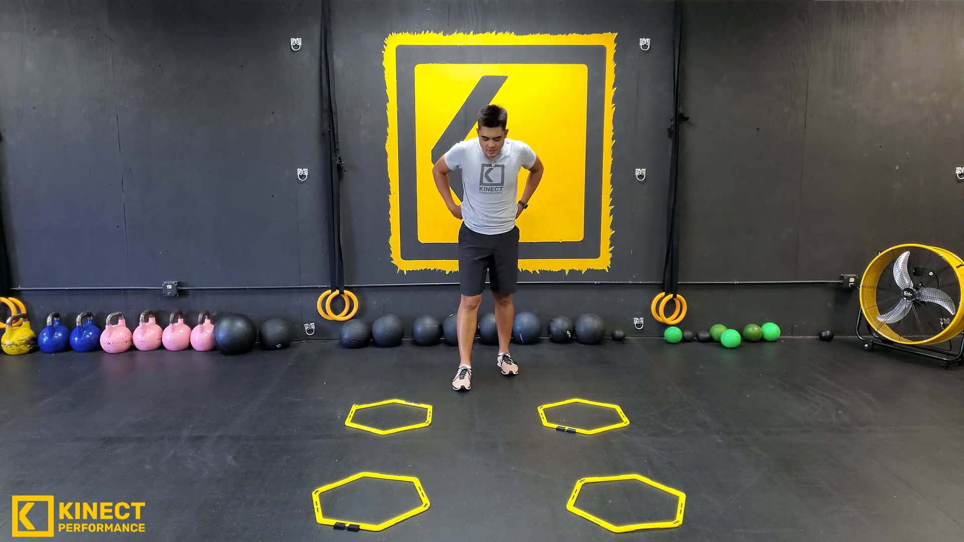 Single Leg Hop Squares on Vimeo