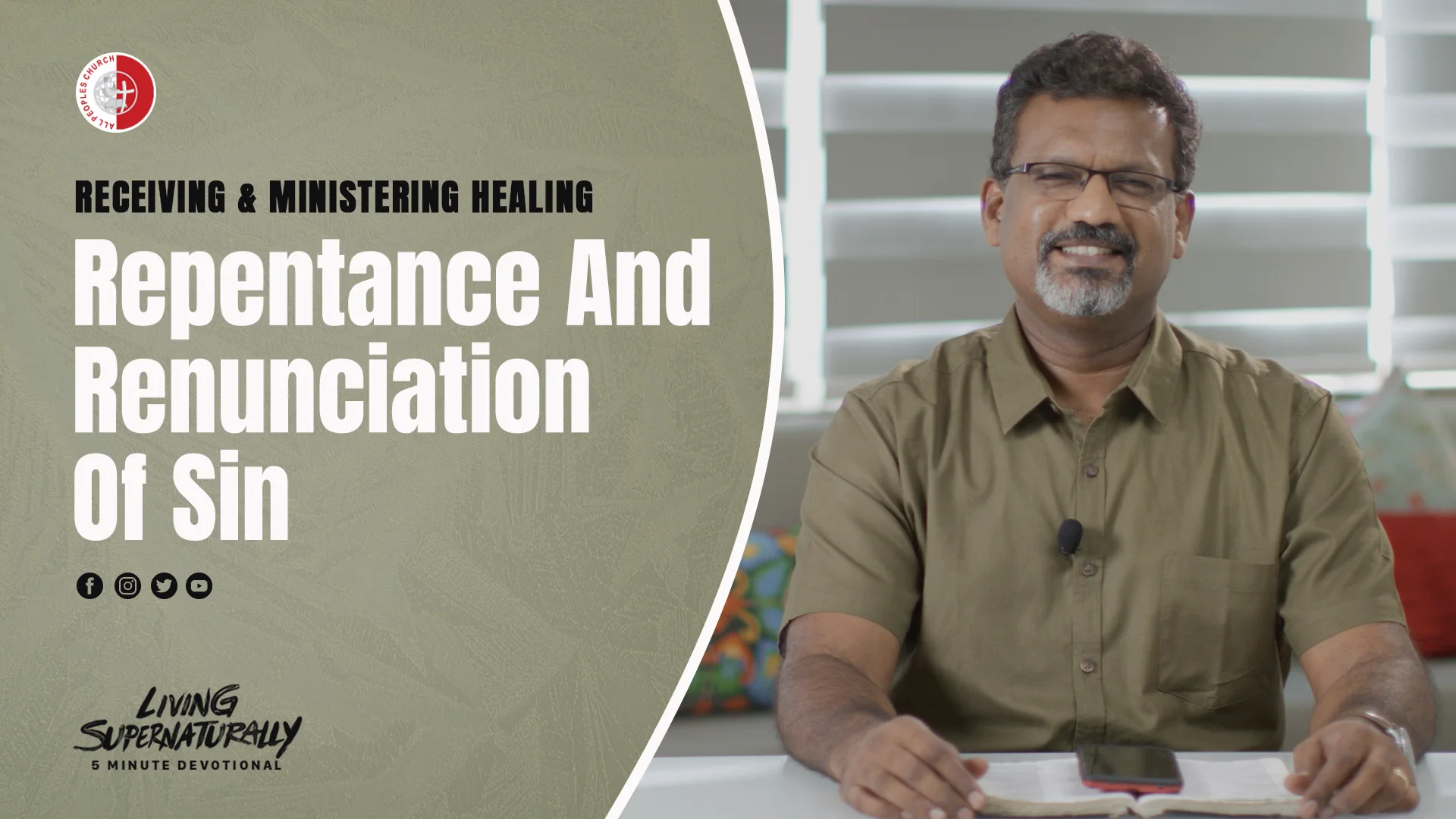 Repentance And Renunciation Of Sin - Jeyakumar Isaiah | Daily Devotion ...
