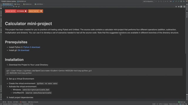Determine The Elements To Test Test Your Python Project Openclassrooms