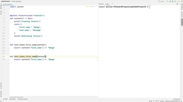Use Fixtures Test Your Python Project Openclassrooms