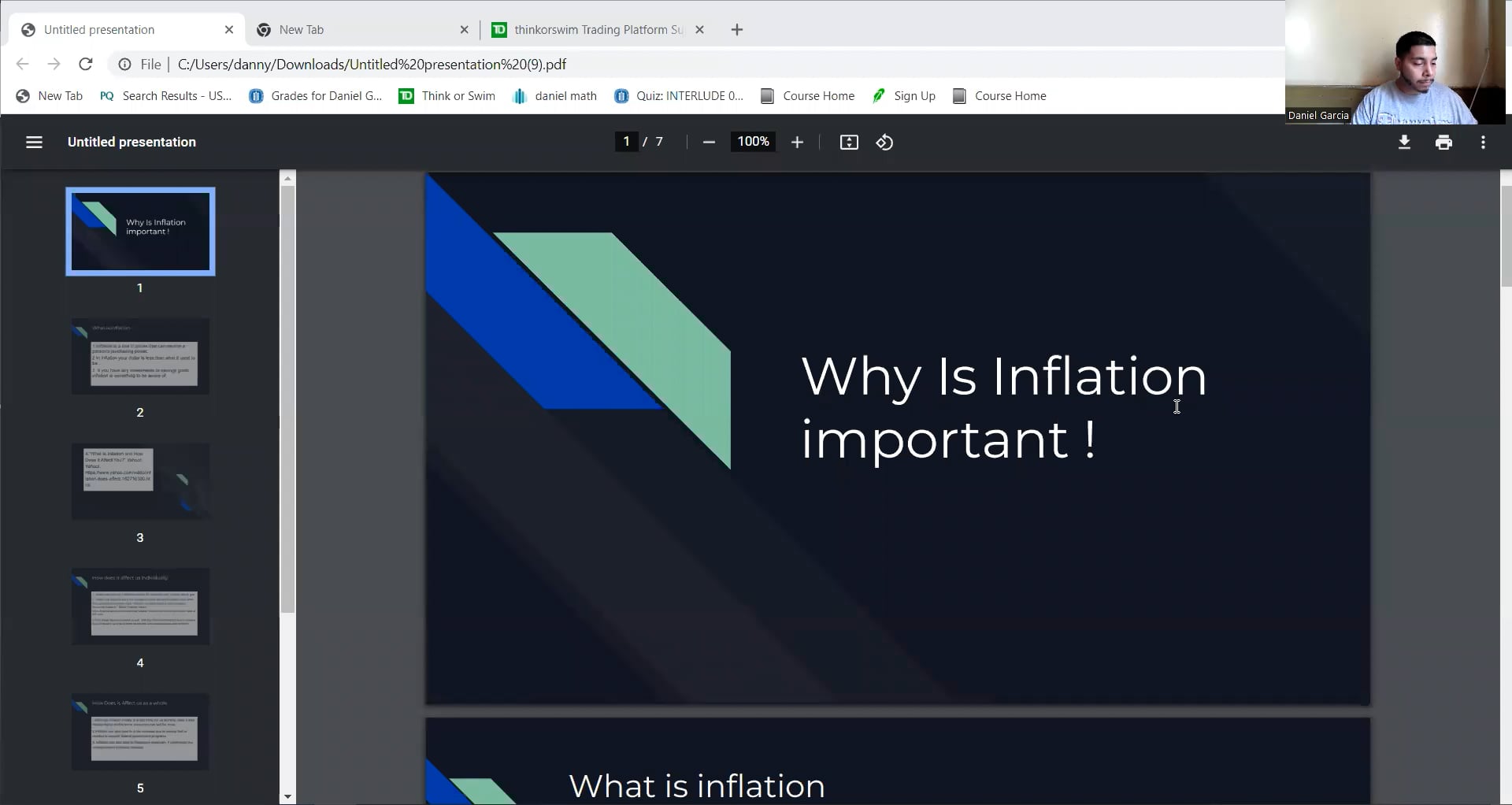 part 2 inflation on Vimeo