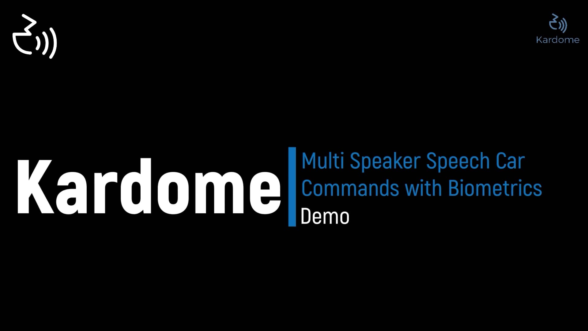 Multi Speaker Speech Car Commands with Voice Biometrics on Vimeo