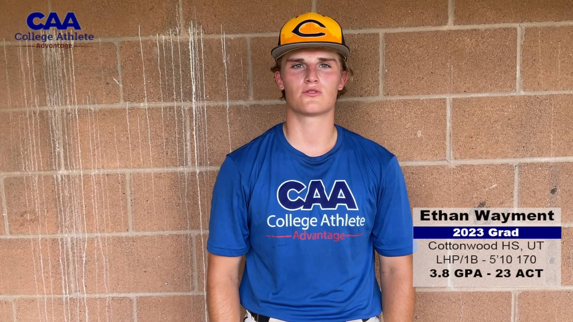 Ethan Wayment- 2023 Grad - LHP on Vimeo