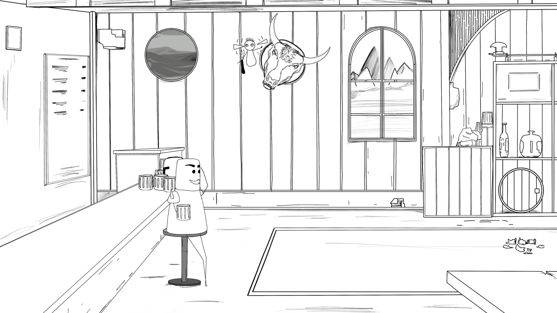 Three animation on Vimeo