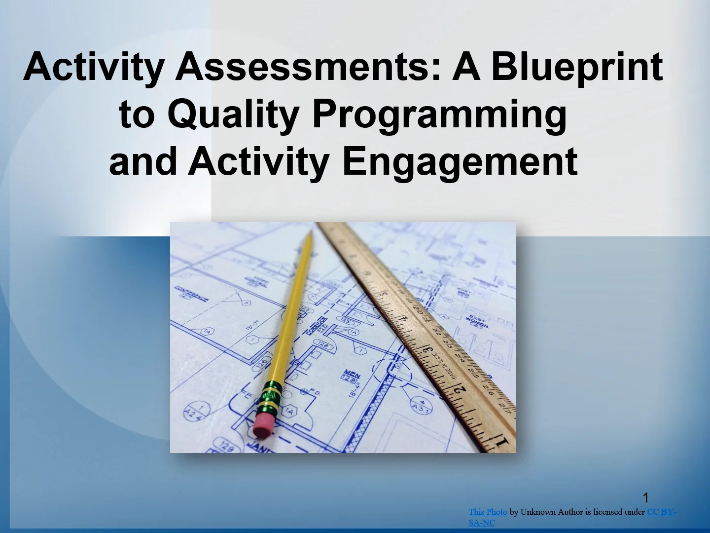Activity Assessments - A Blueprint to Quality Programming and Activity ...