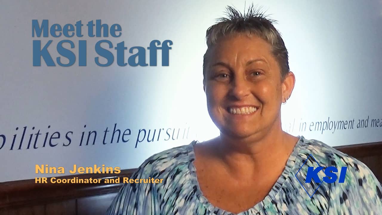 Meet KSI HR Coordinator Nina Jenkins on Vimeo
