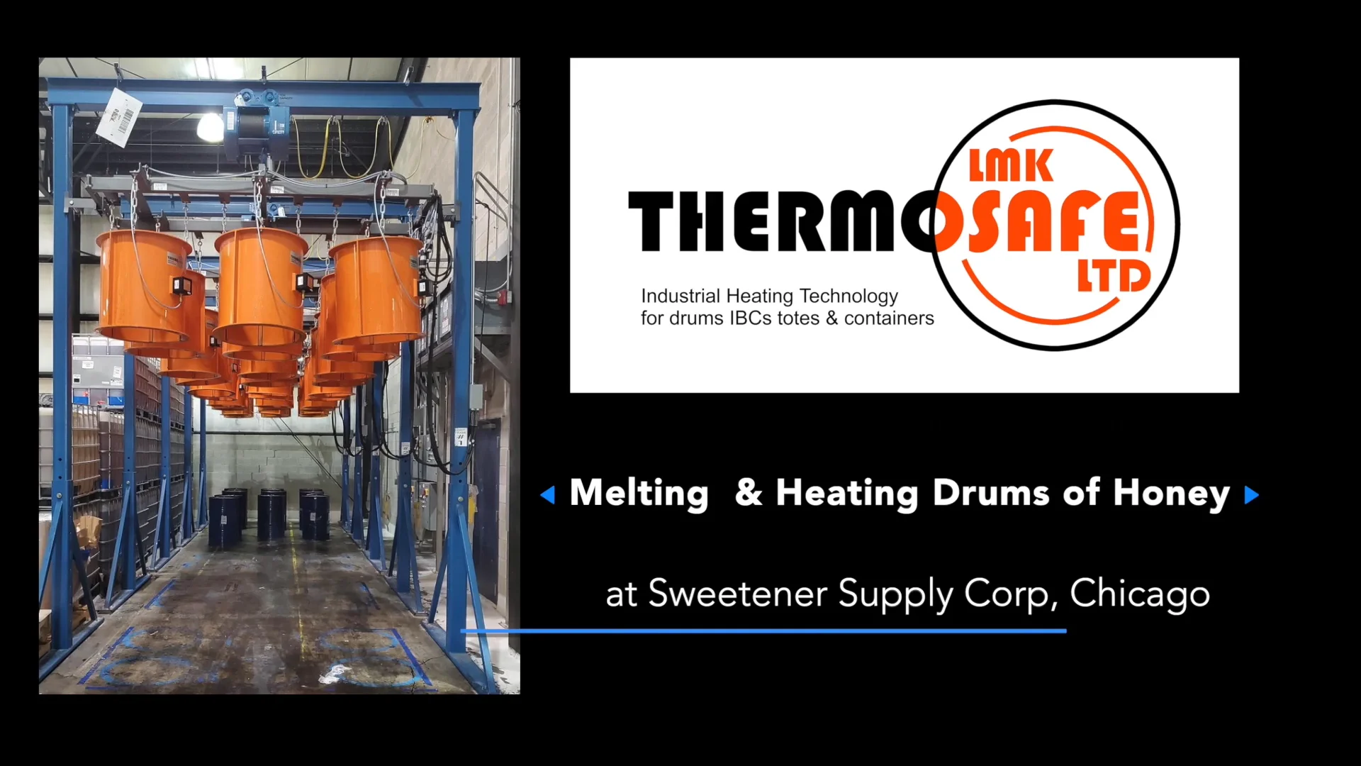 Using Thermosafe Induction Heaters to Melt Honey in Steel Drums on Vimeo