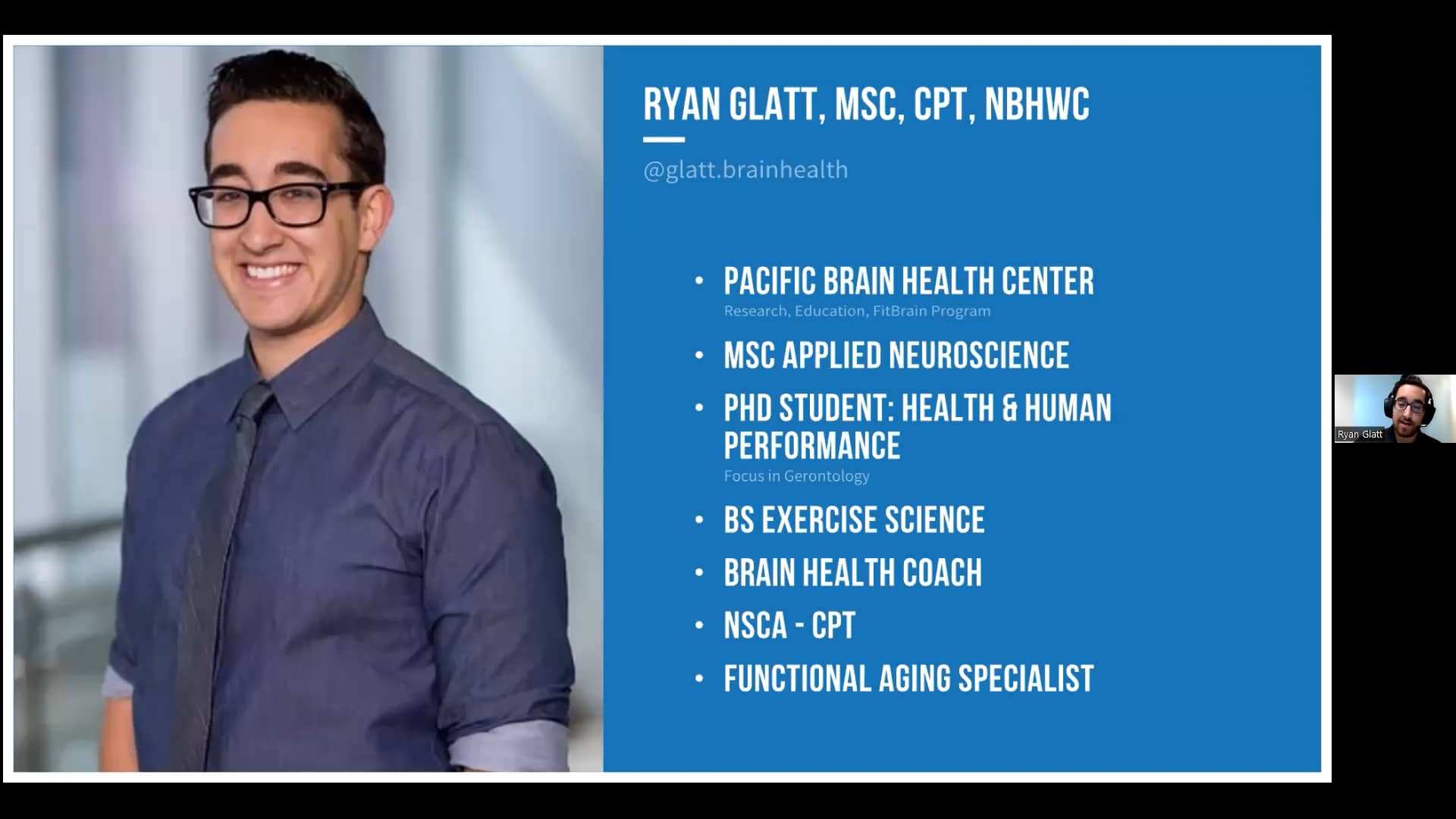 Ryan Glatt: Your Brain on Exercise on Vimeo