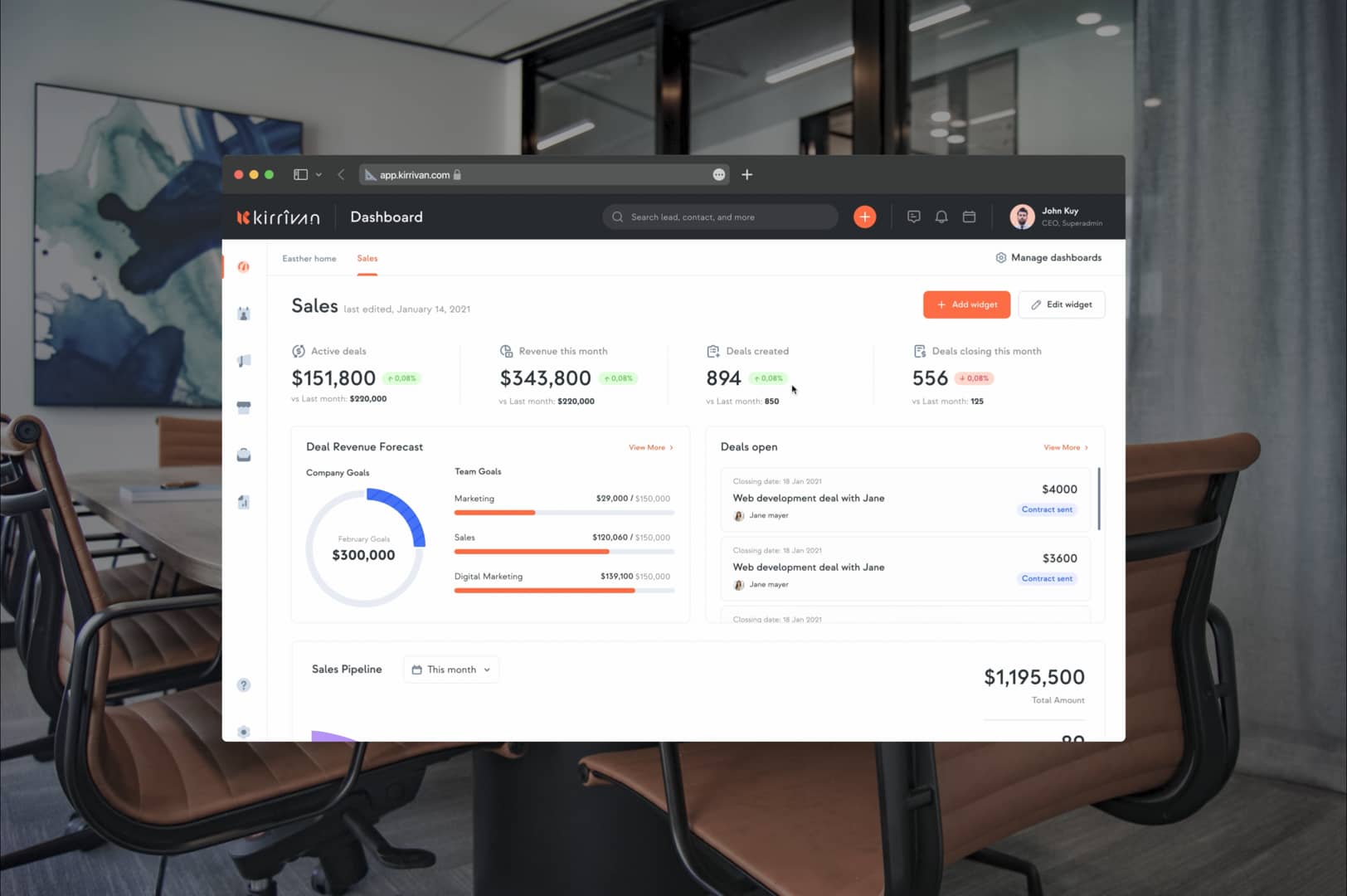 Dashboard Chart on Vimeo