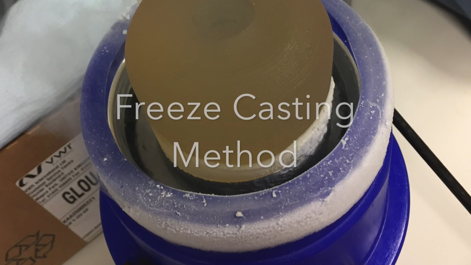 Freeze Casting Method Extended on Vimeo