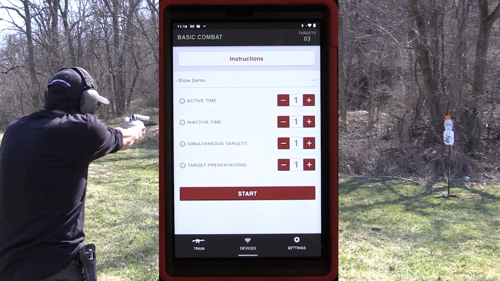 Steel Smart Target - Drill Set-Up