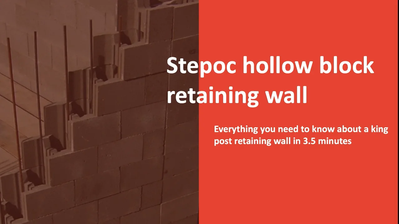 Stepoc Retaining Wall.mp4 on Vimeo
