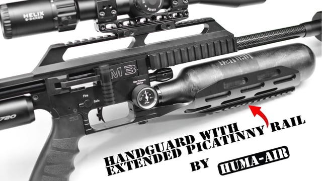 HANDGUARD WITH EXTENDED PICATINNY RAIL - Airgun101