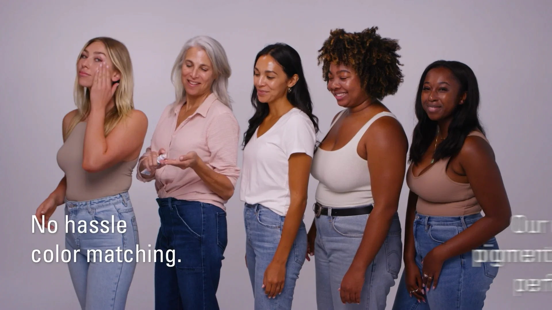 Natural Tint Skin Perfector Video Shoot Selects - NTSP Application Dark ...