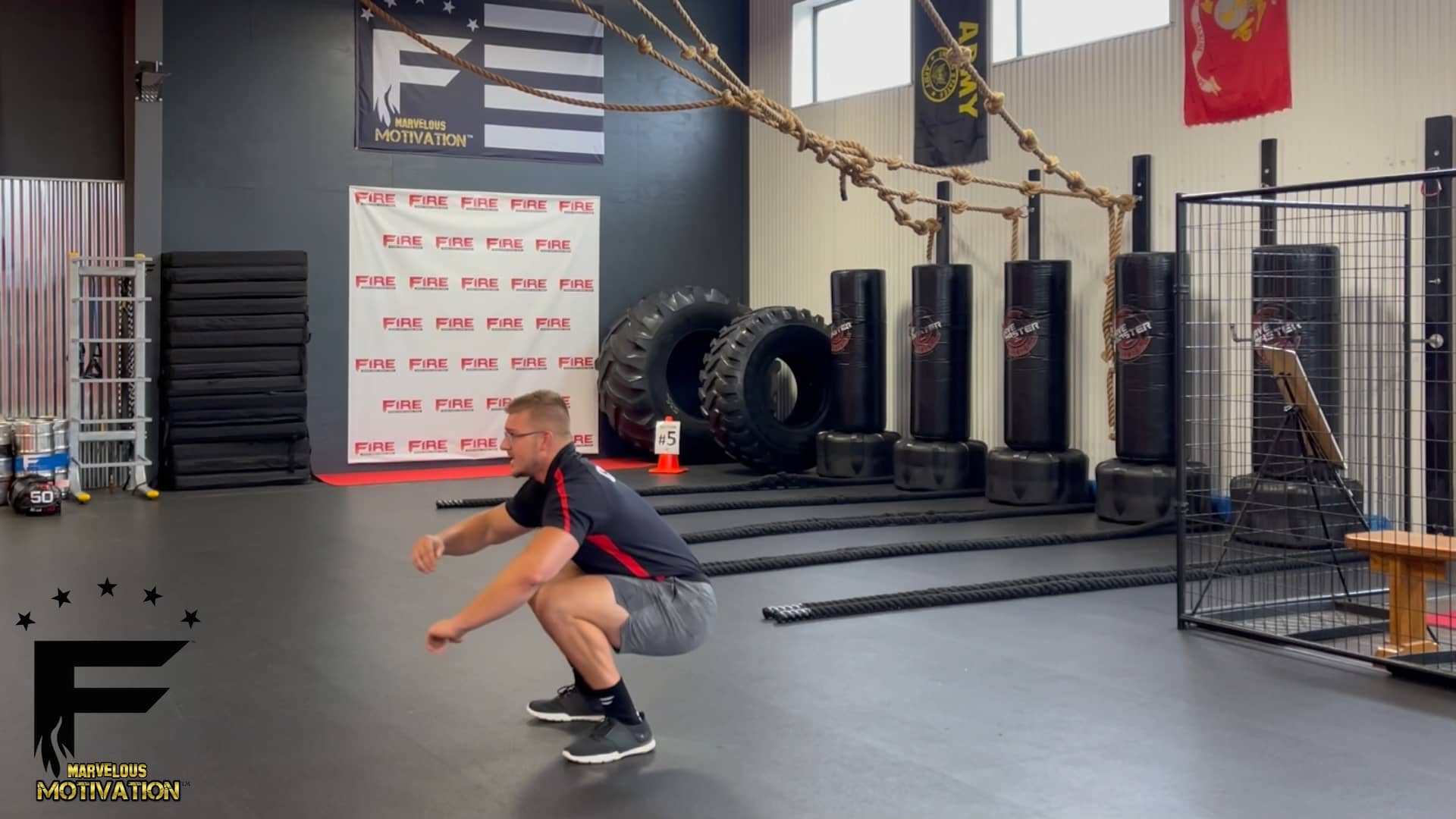 Squat + Tuck Jump on Vimeo