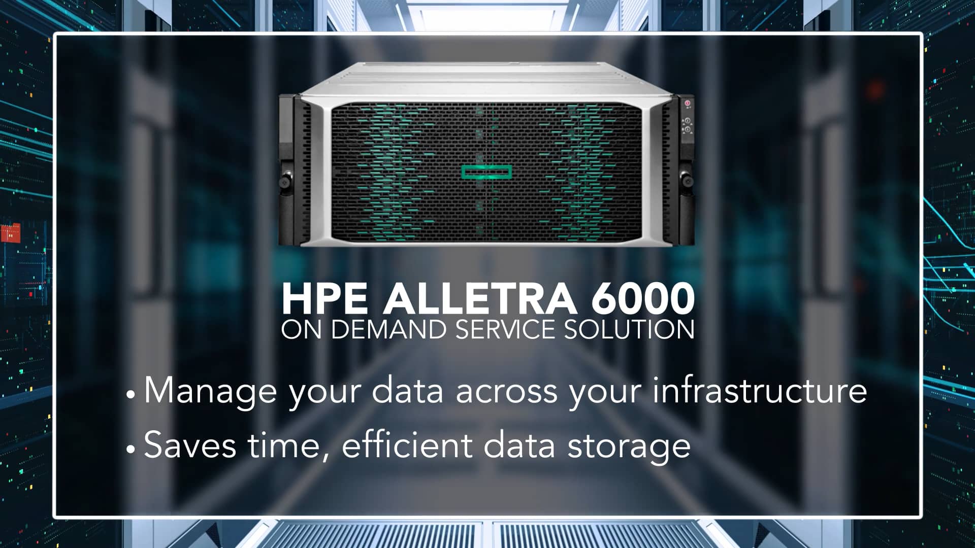 HPE Alletra 6000 on Vimeo
