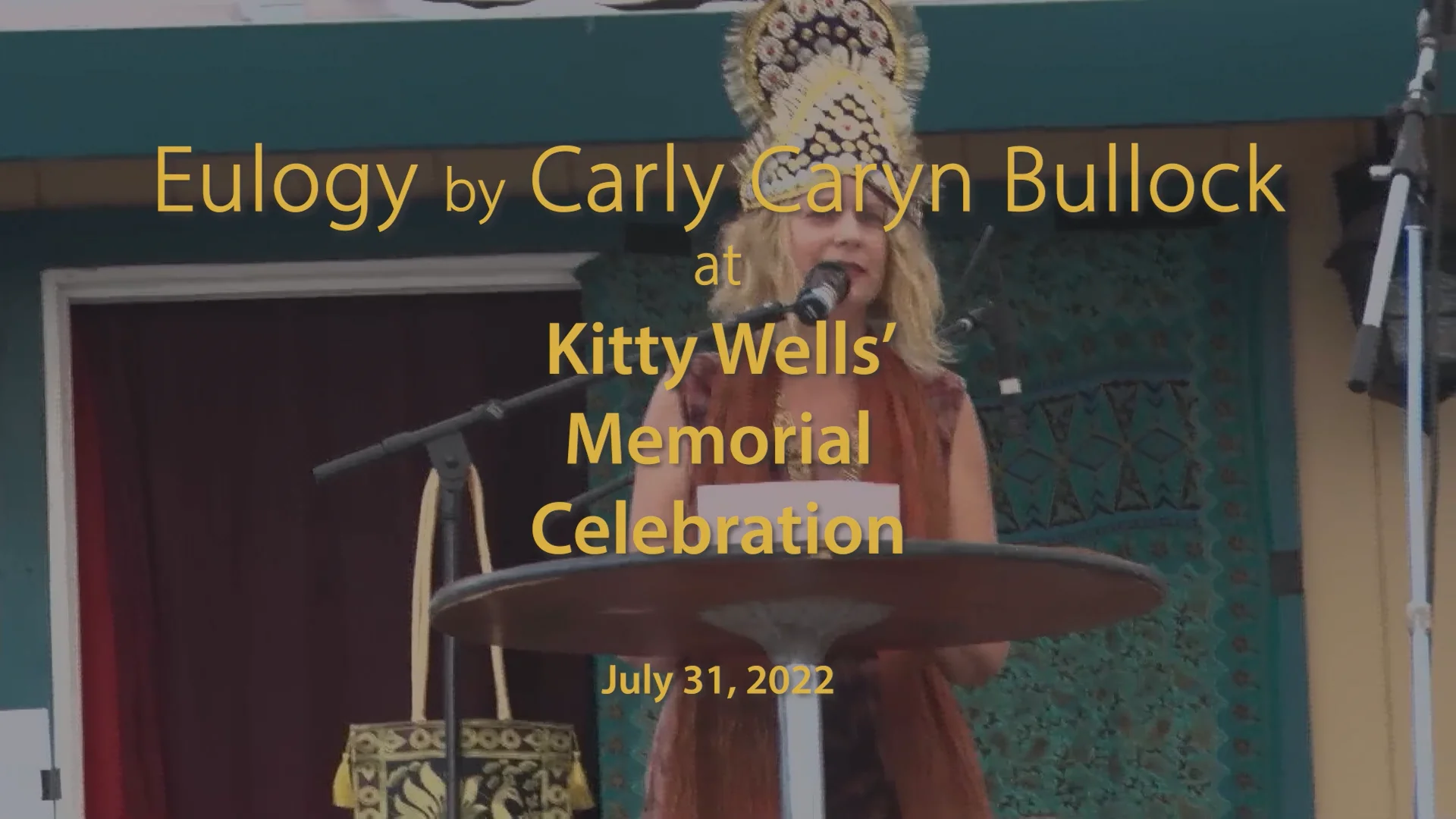 Eulogy for Kitty Wells from Carly Caryn Bullock on Vimeo