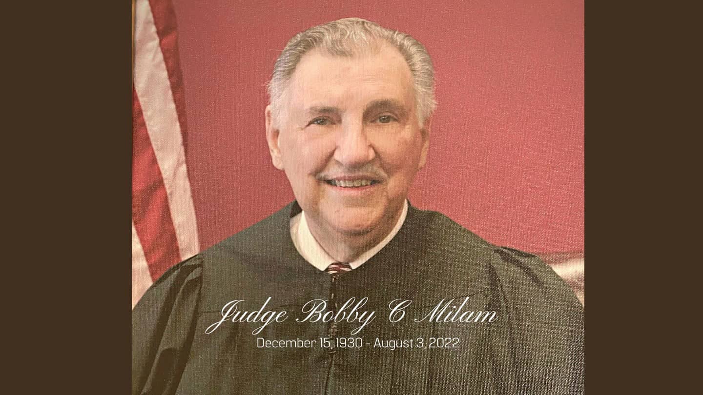 Memorial Service - Judge Bobby Milam on Vimeo