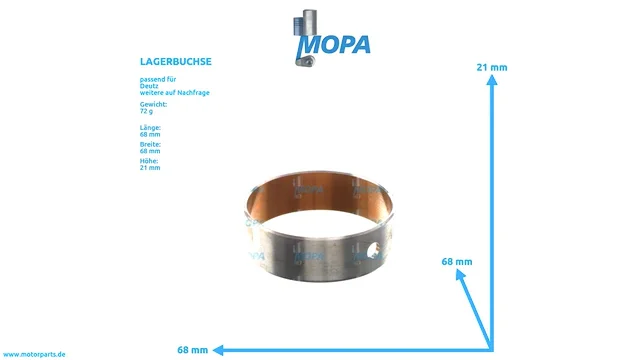 04200021 - MOPA LAGERBUCHSE passend für Deutz Motoren on Vimeo