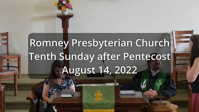 Romney Presbyterian Church – Come in to be Filled, Go out to Serve!