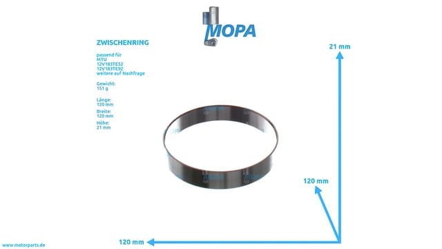 4030320309 - MOPA ZWISCHENRING passend für MTU Motoren on Vimeo