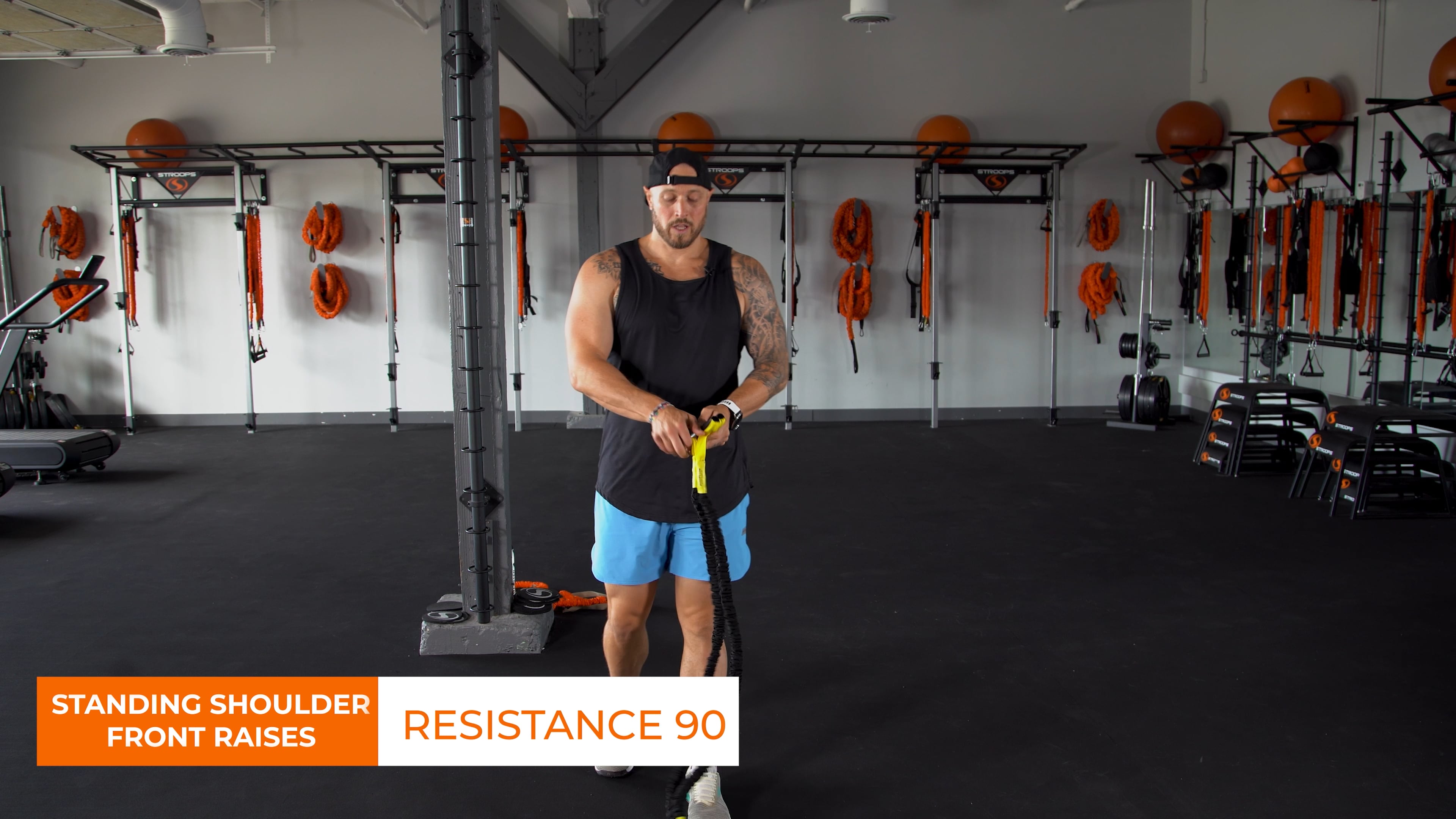 Standing Shoulder Raises Exercise on Vimeo