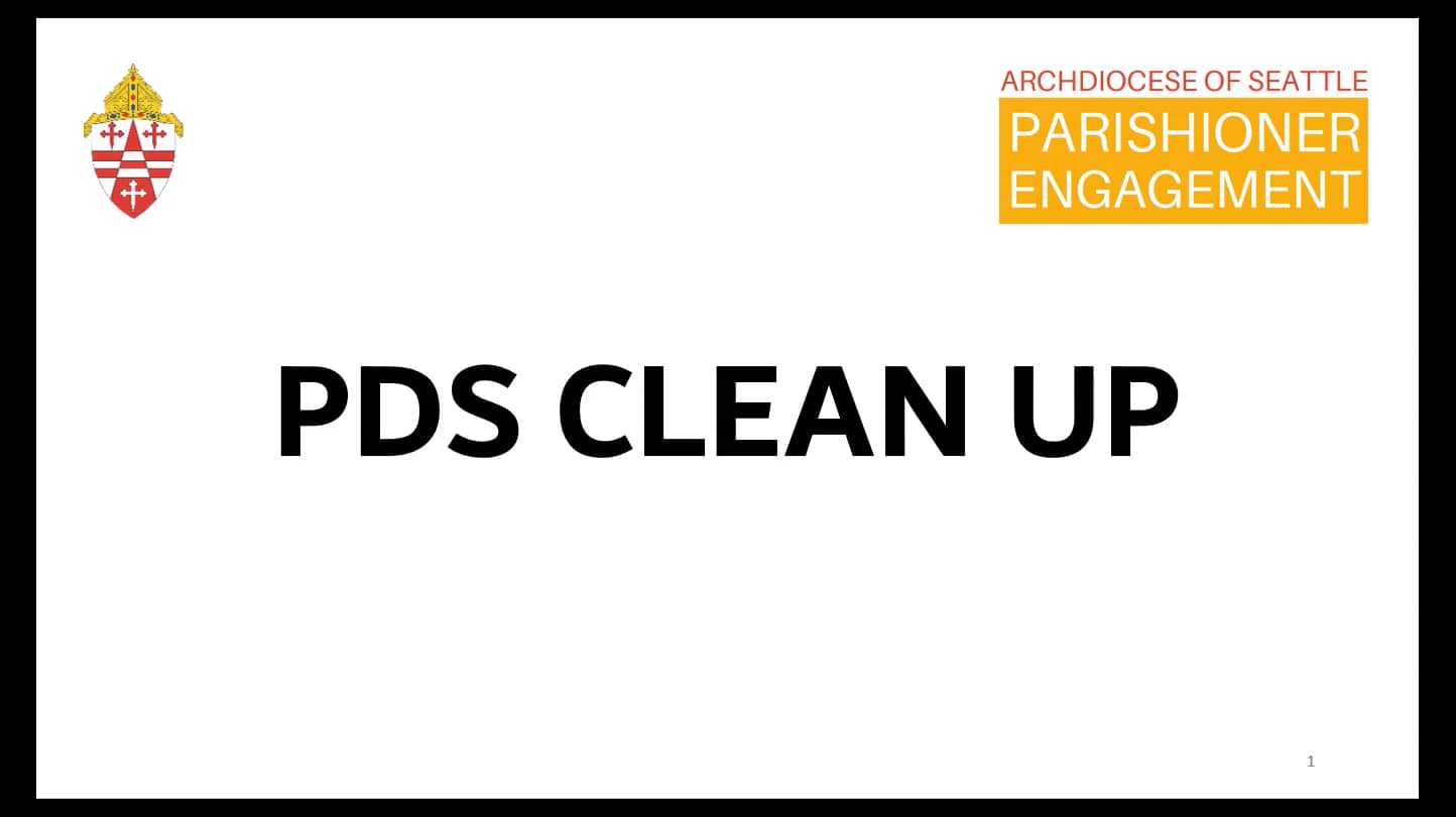 PDS Clean-Up Webinar August 2022 on Vimeo