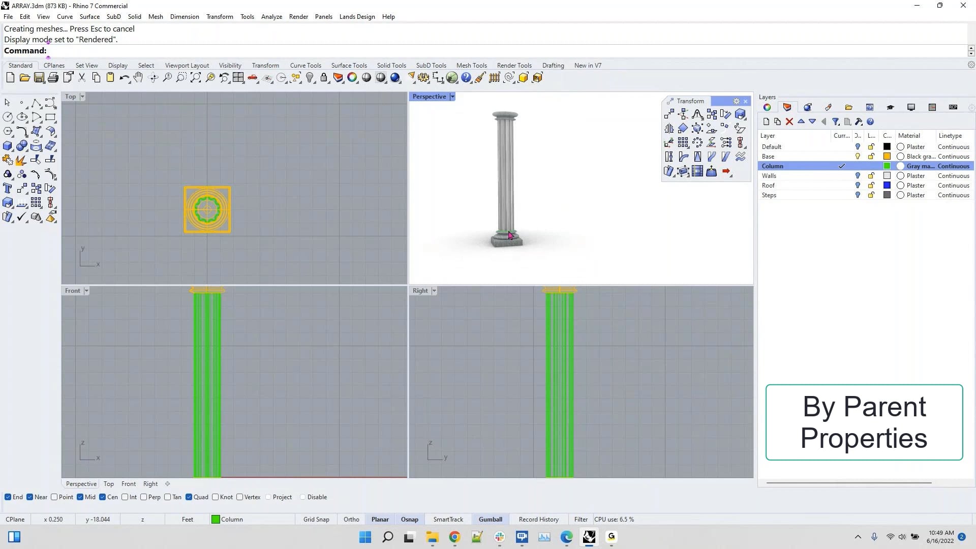 Rhino Block Tutorial - 02 Blocks and By Parent Properties on Vimeo