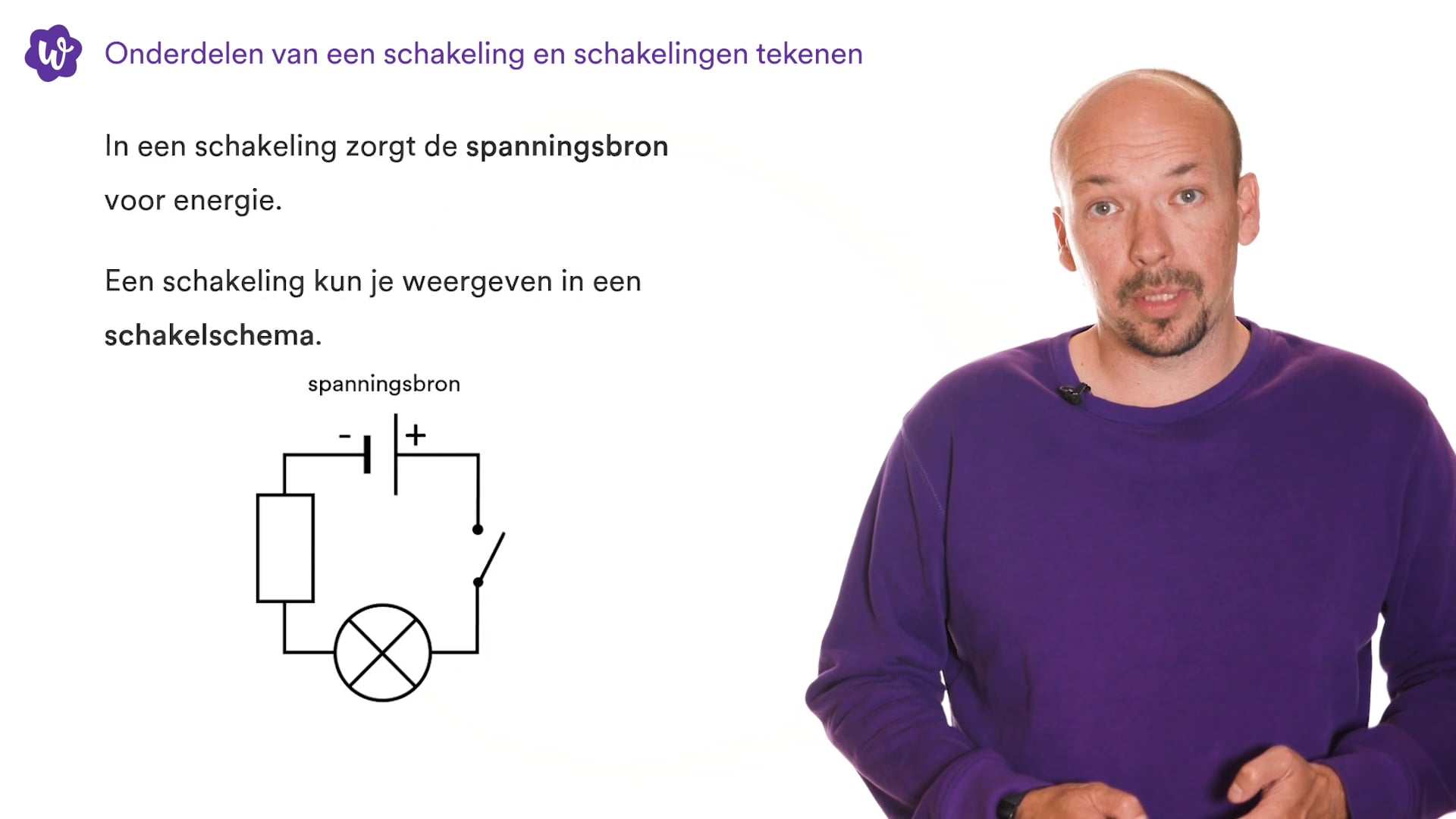 Onderdelen van een schakeling en schakelingen tekenen oefenen | StudyGo