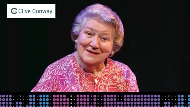 Patricia Routledge being interviewed by Pat Marsh on BBC Radio Kent on ...