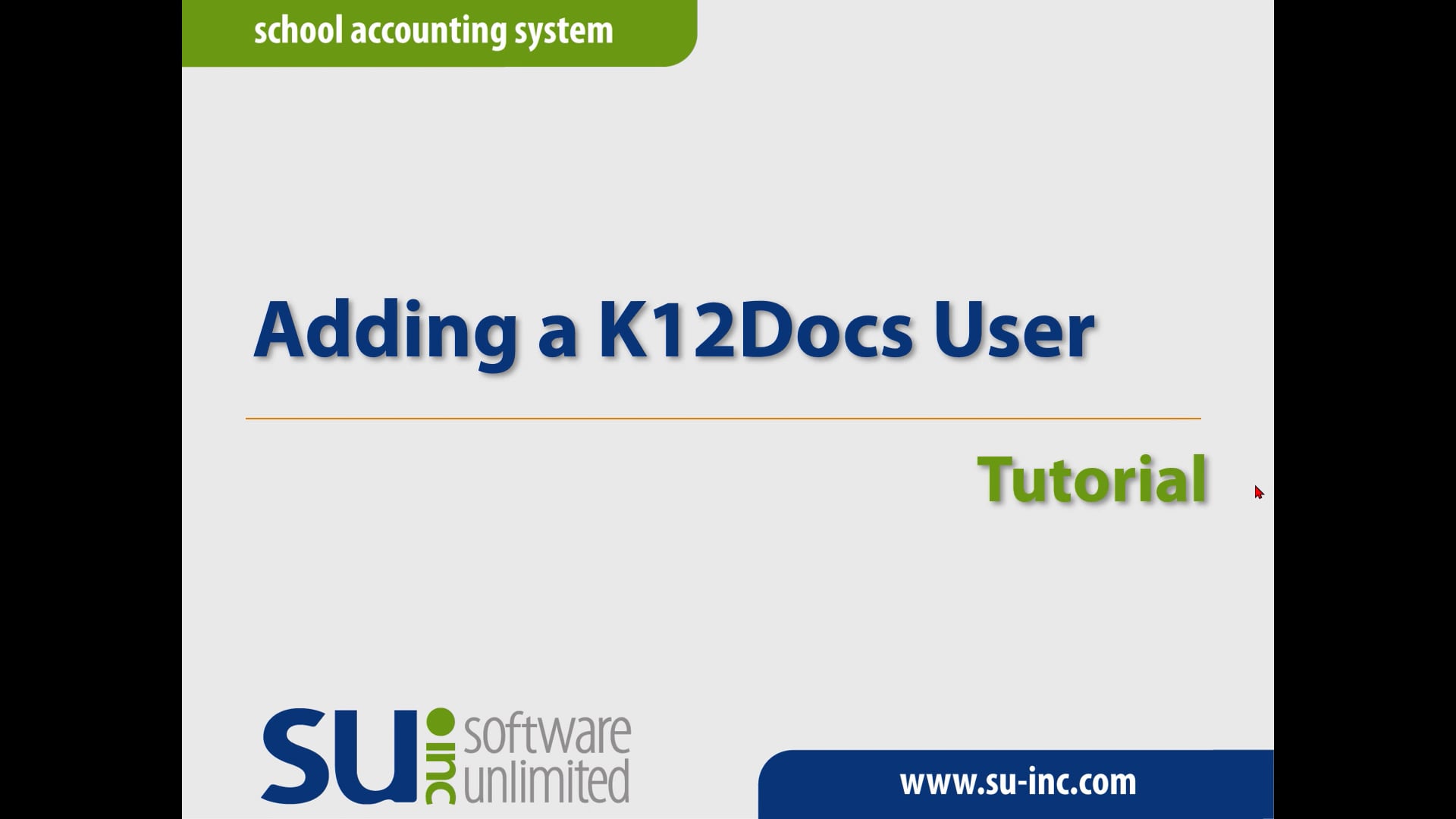 Training Tutorials - K12Docs - Adding a K12Docs User on Vimeo